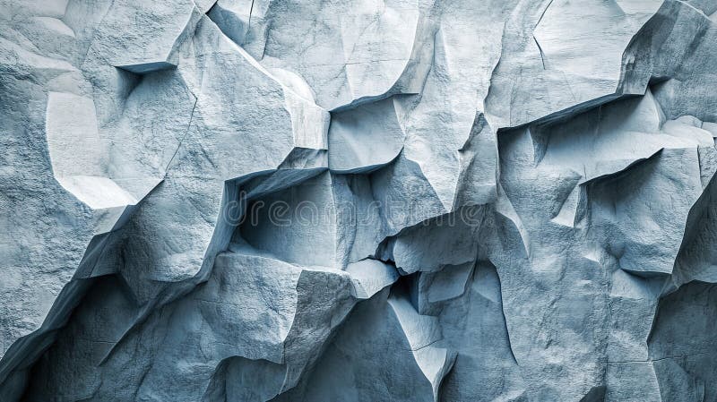 Abstract Blue Mineral Texture with Rugged Surface Showing Cracks and ...