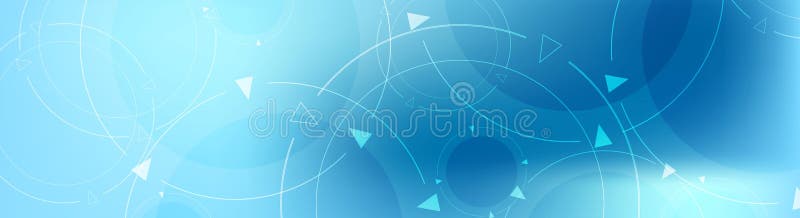 Abstract Blue Minimal Technology Banner Design Stock Vector ...