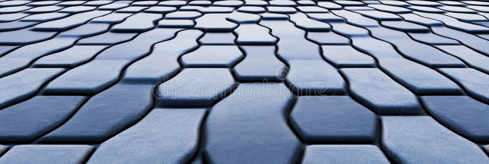Abstract Blue Minimalist Pavement Pattern Modern Architecture Geometric ...