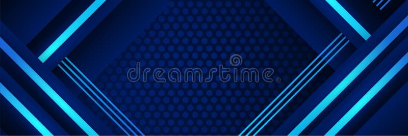 Abstract Blue Modern Banner Background. Vector Abstract Graphic Design ...