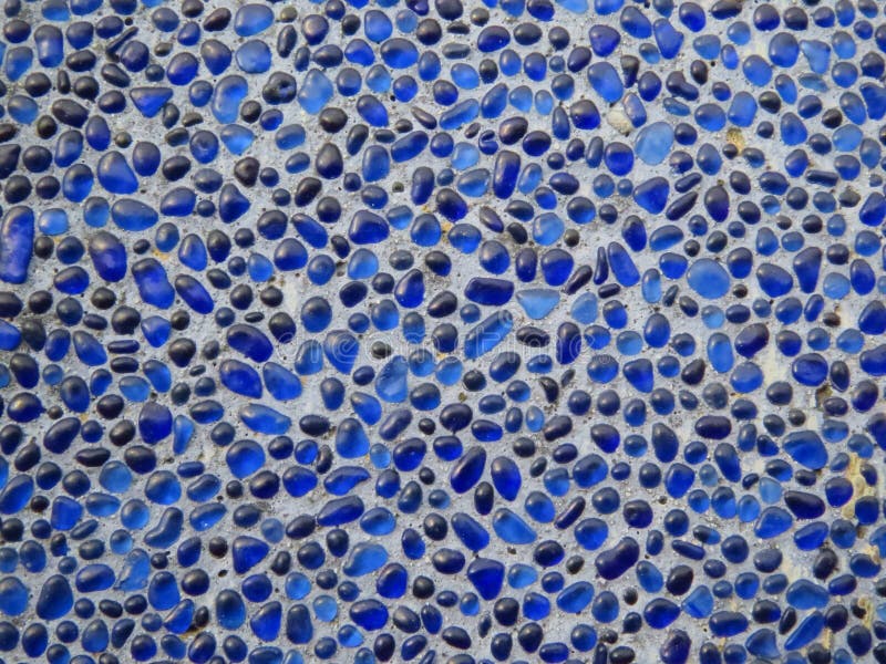 Abstract Blue Mosaic Wall Texture Stock Image - Image of ceramic ...