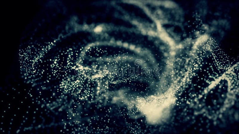 Moving Particles Using As Background, 3d Animation Stock Footage ...