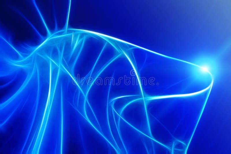 Abstract Blue Motion Curve Beam Background Stock Illustration ...