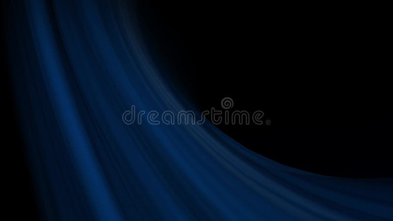 Animation Blue Moving Down Lines on a Black Background. Stock Video ...