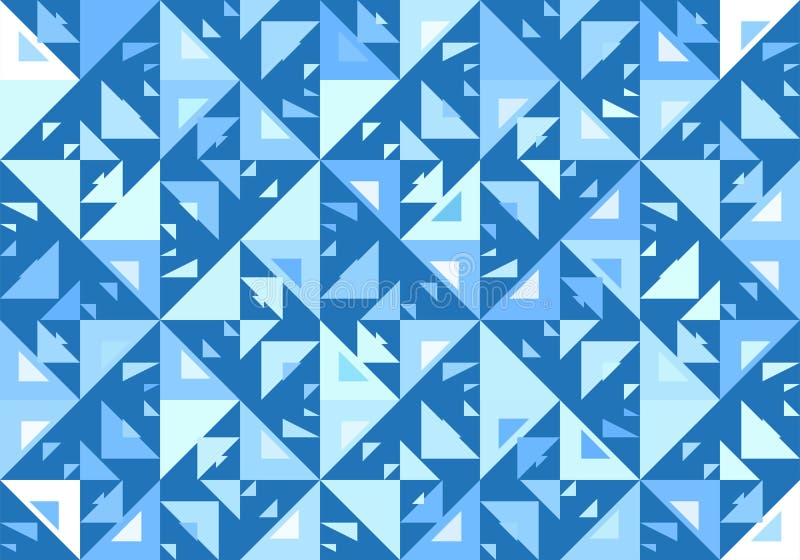 Abstract Blue and Navy Triangle, Geometric Arrow Pattern Texture ...