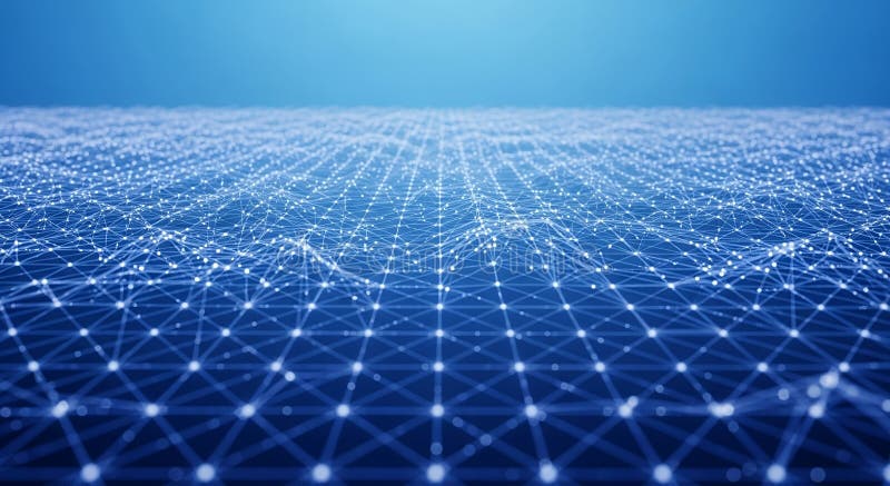 Abstract Blue Network Background Stock Illustrations – 641,657 Abstract ...