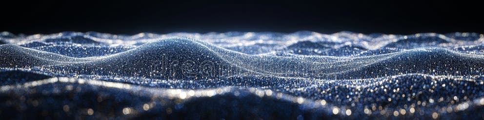 An Abstract Blue Network of Connections, Data Flow, and Cyberspace Components Set Against a ...