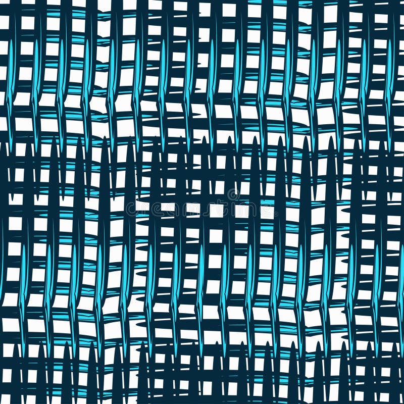 Abstract Blue Objects on a White Background Illustration Stock ...