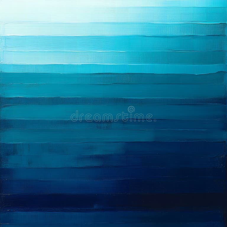 Abstract Blue Ocean Gradient Texture Striped Canvas Painting Background ...