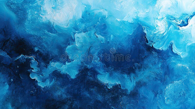 Abstract Blue Ocean Texture Stock Illustration - Illustration of ocean ...