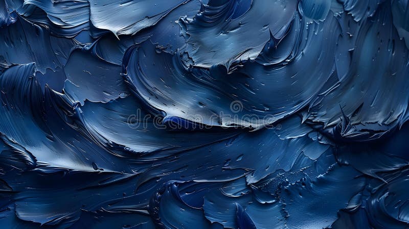 Abstract Blue Oil Paint Texture Background Stock Photo - Image of ...