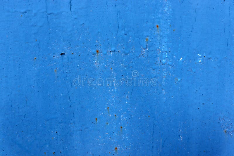 Blue Old Rusty Texture with Blue Paint Stock Photo - Image of board ...
