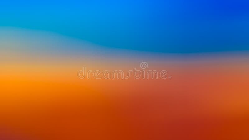Abstract Blue and Orange Gradient Background Stock Illustration ...