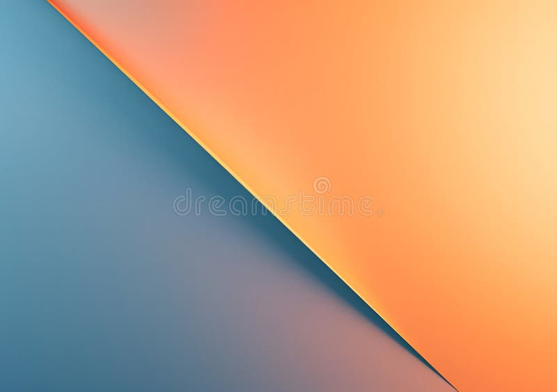 Abstract Blue & Orange Gradient Background Stock Illustration ...