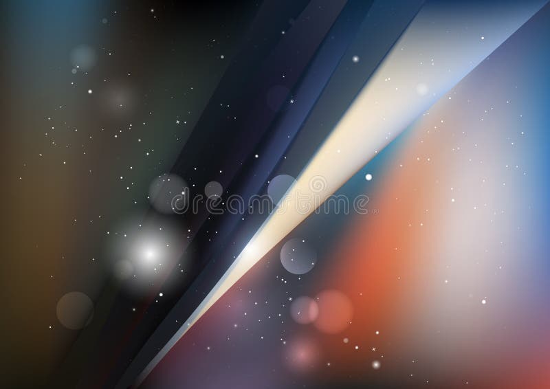Abstract Blue and Orange Graphic Background Vector Stock Vector ...