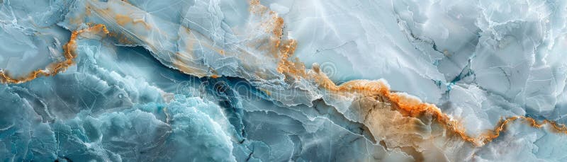 Abstract Blue and Orange Marble Texture Stock Illustration ...