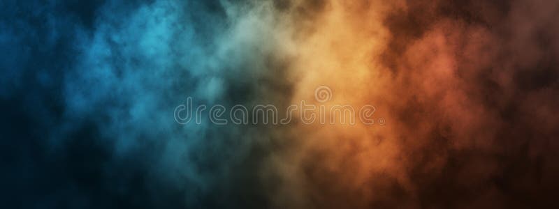 Abstract Blue and Orange Mist Texture Background Stock Illustration ...