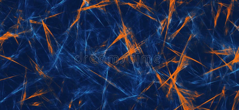 Abstract Blue and Orange Texture, Dynamic Lines and Patterns, Digital ...