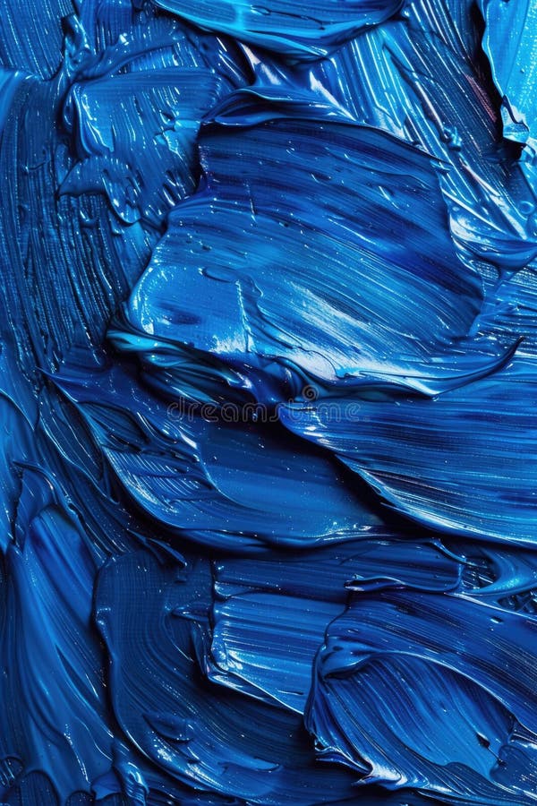 Abstract Blue Paint Splatters Stock Photo - Image of artwork, texture ...