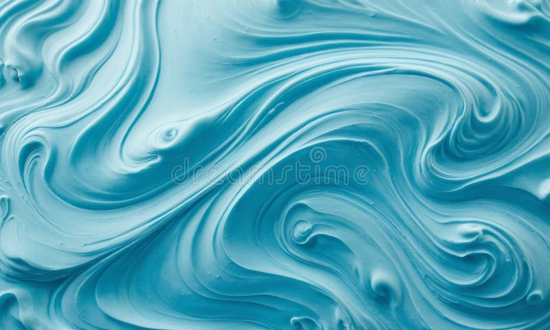 Abstract Blue Paint Texture with Swirling Patterns Stock Illustration ...