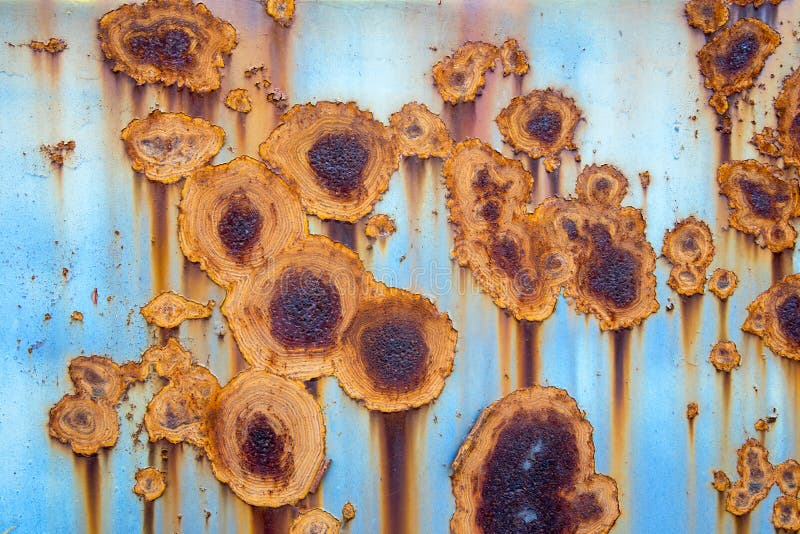 Abstract of Blue Painted Metal Surface Stock Photo - Image of tezture ...