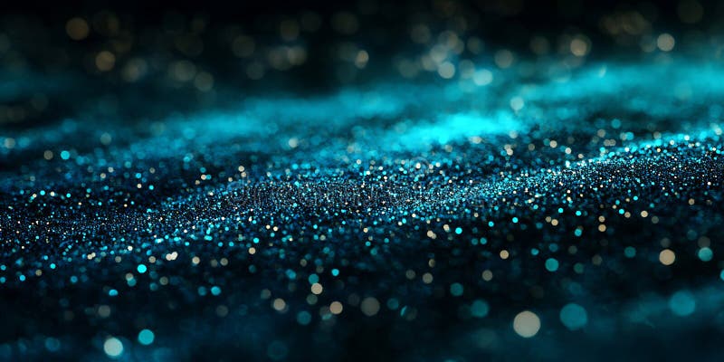 Blue Particle background stock illustration. Illustration of color ...