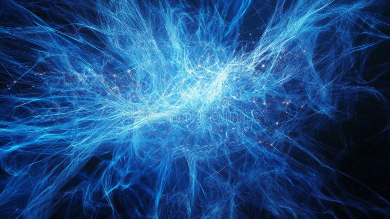 Abstract Blue Particle Background Texture Stock Illustration ...