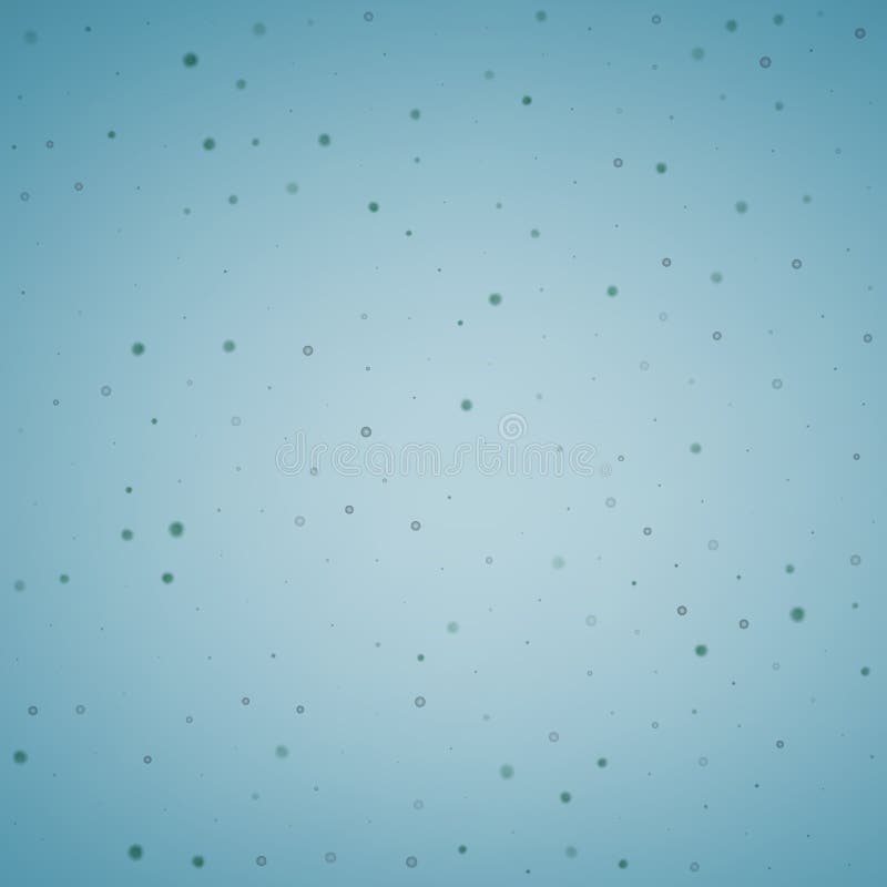 Abstract Blue Particles in the Liquid Stock Vector - Illustration of ...