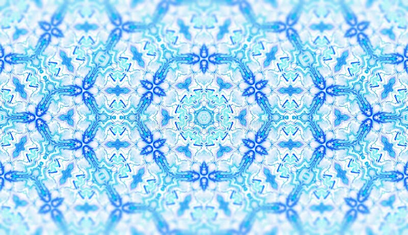Abstract Blue Pattern with Horizontal Blur Effect Stock Illustration ...