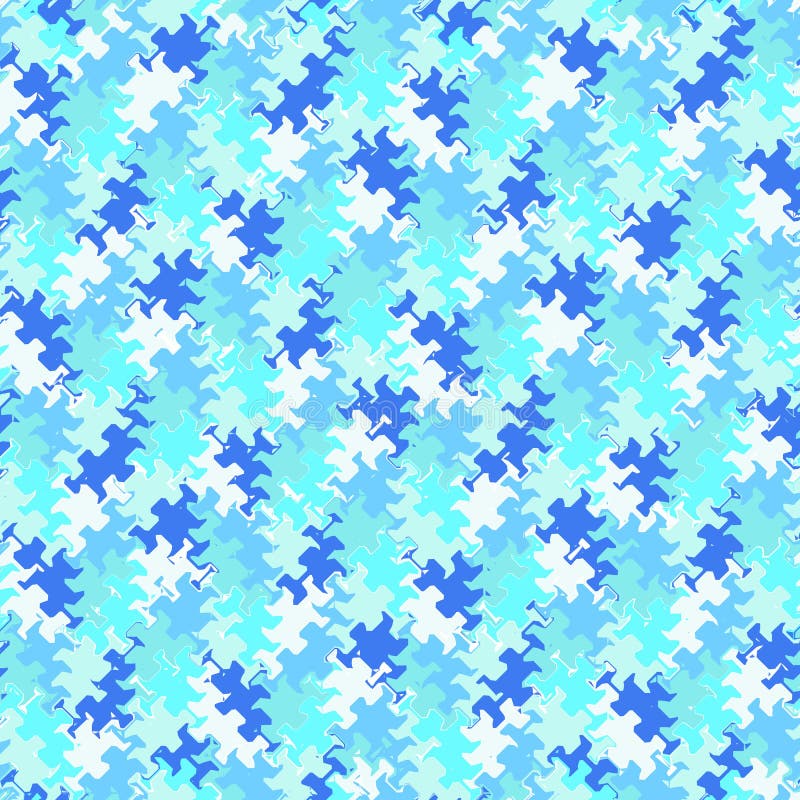 Abstract Blue Pattern Wallpaper Design Background Stock Illustration ...