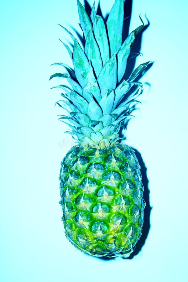 Abstract Blue Pineapple Fruit Texture. Close Up Texture of Fresh Ripe ...