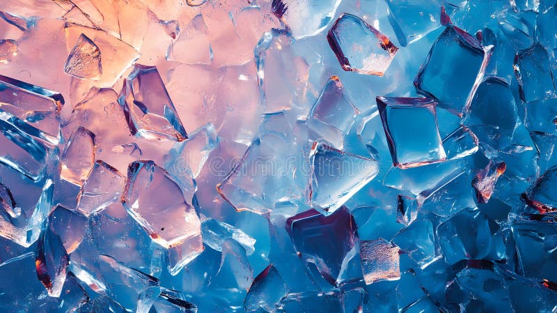 Abstract Blue and Pink Crystal Background Stock Illustration ...