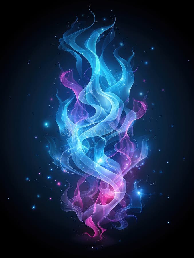 Pink flame pattern stock vector. Illustration of feather - 60138492