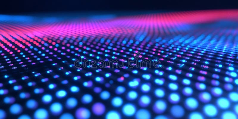 Abstract Blue and Pink LED Light Background Stock Illustration ...