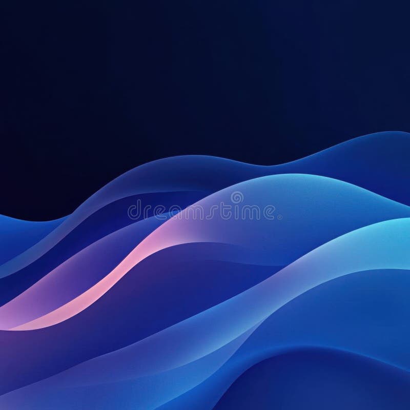 Abstract Blue and Pink Wave Pattern Stock Illustration - Illustration ...