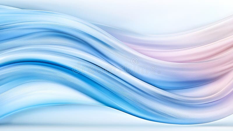 Abstract Blue and Pink Waves Background, a Serene Dynamic Blend of ...