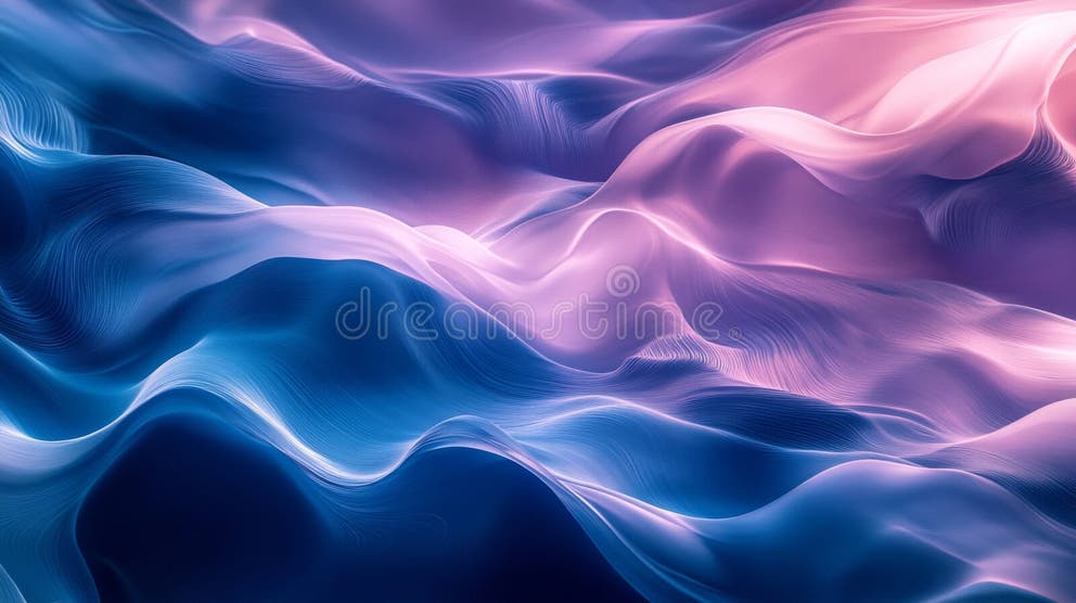 Abstract Blue Pink Waves Background Texture Stock Illustration ...