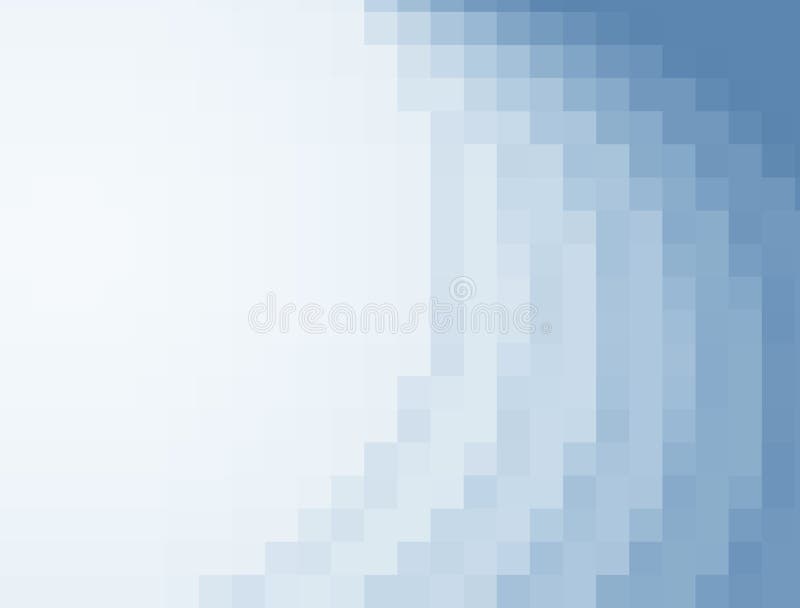 Abstract Blue Pixel Background Frame. Stock Illustration - Illustration ...