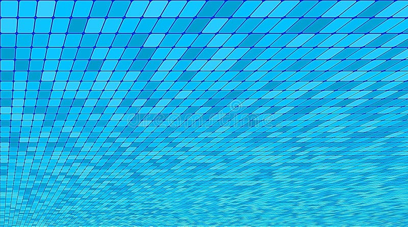 Abstract Blue Pixel Background Stock Illustration - Illustration of ...