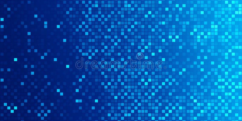 Abstract Blue Pixelated Background Stock Illustration - Illustration of ...
