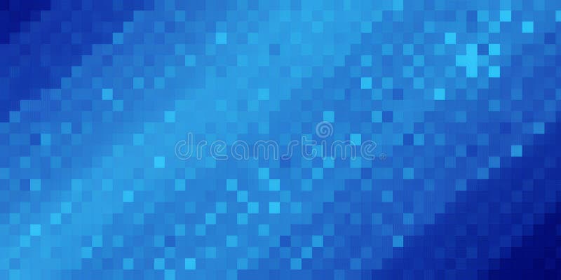 Abstract Blue Pixelated Background Stock Illustration - Illustration of ...
