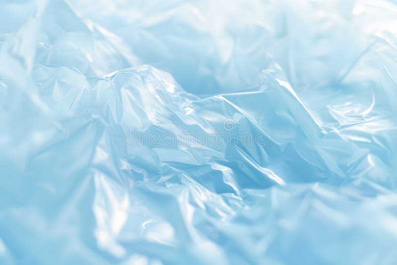 Abstract Blue Plastic Bag Texture Background Stock Illustration ...