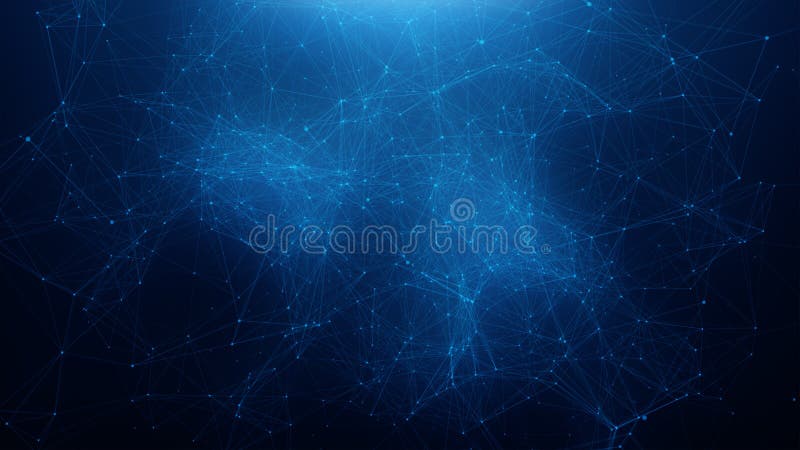 Abstract Blue Plexus Background Stock Illustration - Illustration of ...