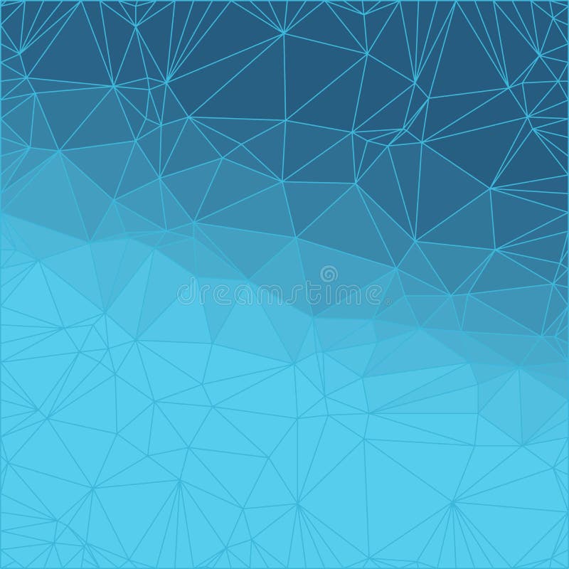 Abstract Blue Polygon Background. Stock Vector - Illustration of ...