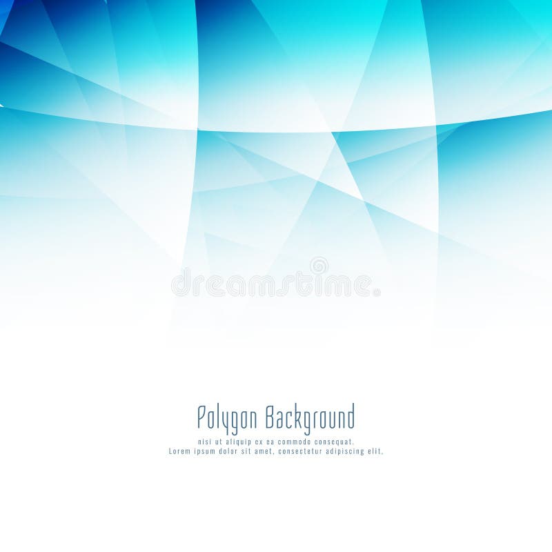 Abstract Blue Polygon Modern Design Background Stock Vector ...