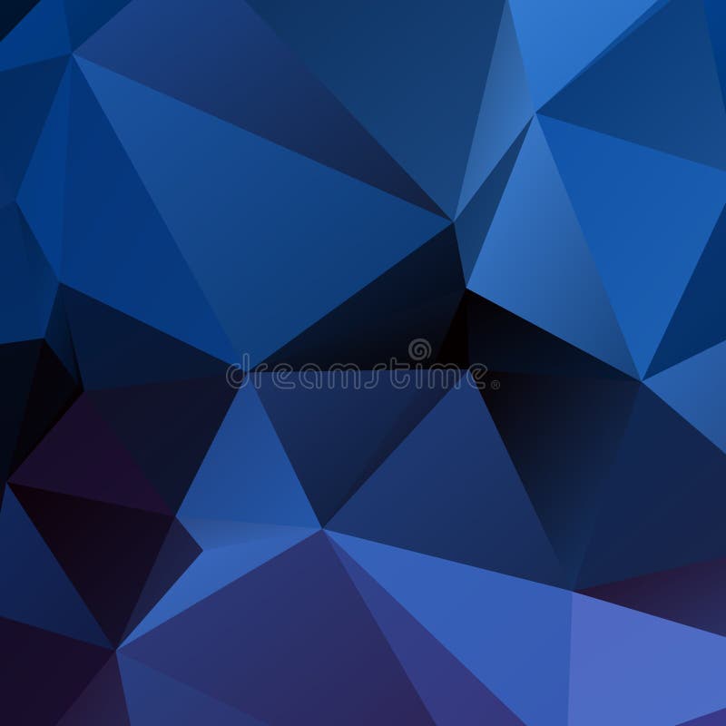 Abstract Blue Polygon Texture Stock Vector - Illustration of poly ...