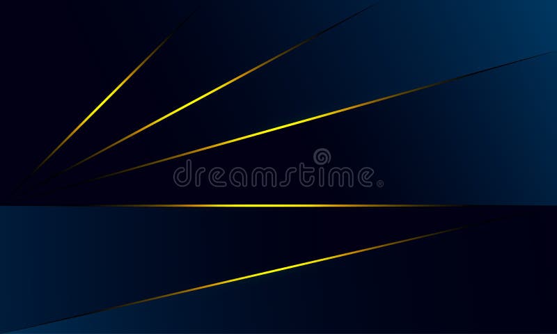 Abstract Blue Polygon Triangles Shape Pattern Background with Golden ...