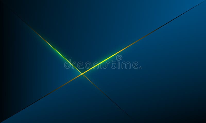 Abstract Blue Polygon Triangles Shape Pattern Background with Golden ...