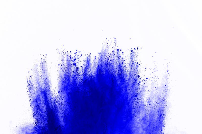 Colored Powder Explosion. Abstract Closeup Dust on Backdrop. Colorful ...