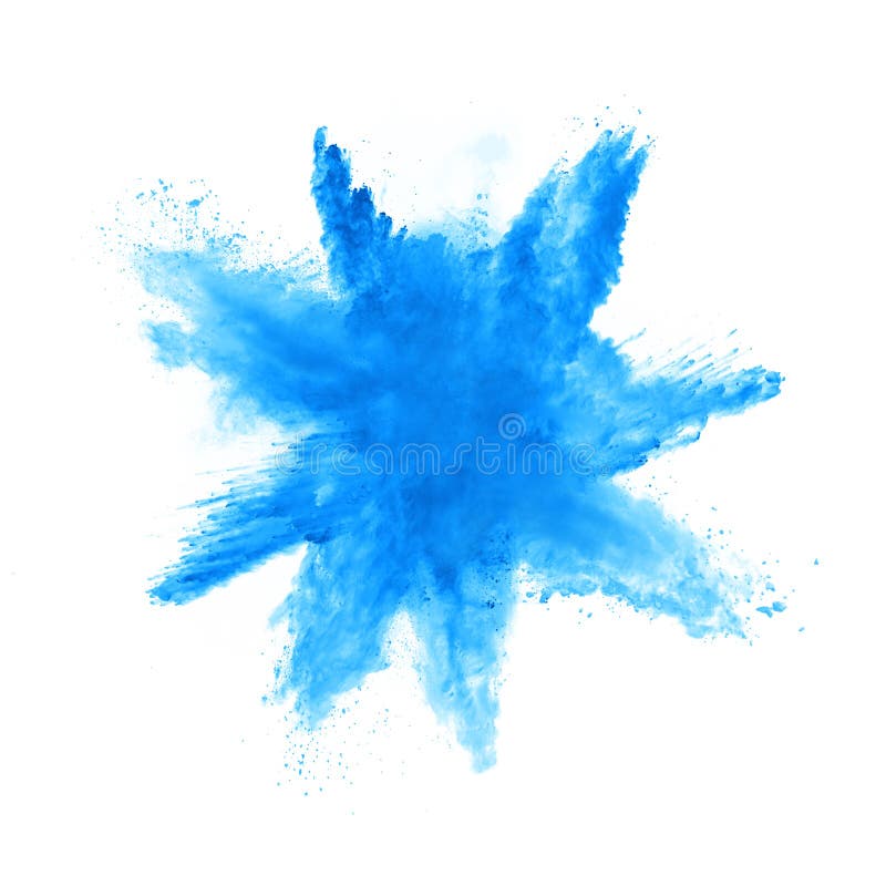 Abstract blue explosion stock image. Image of glowing - 4956113